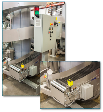 Powered Transition Rollers can assist with Small Packages | Ryson Spirals