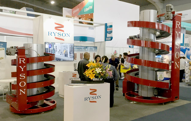 Ryson Vertical Conveying grabs attention at ExpoPack