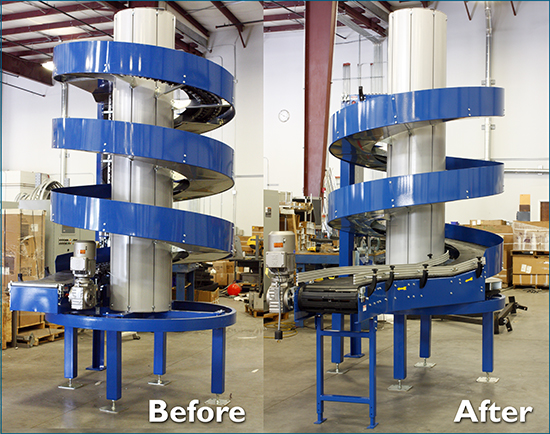 Ryson Spiral Modular Spiral Design Makes Reconfiguring a Viable Option.