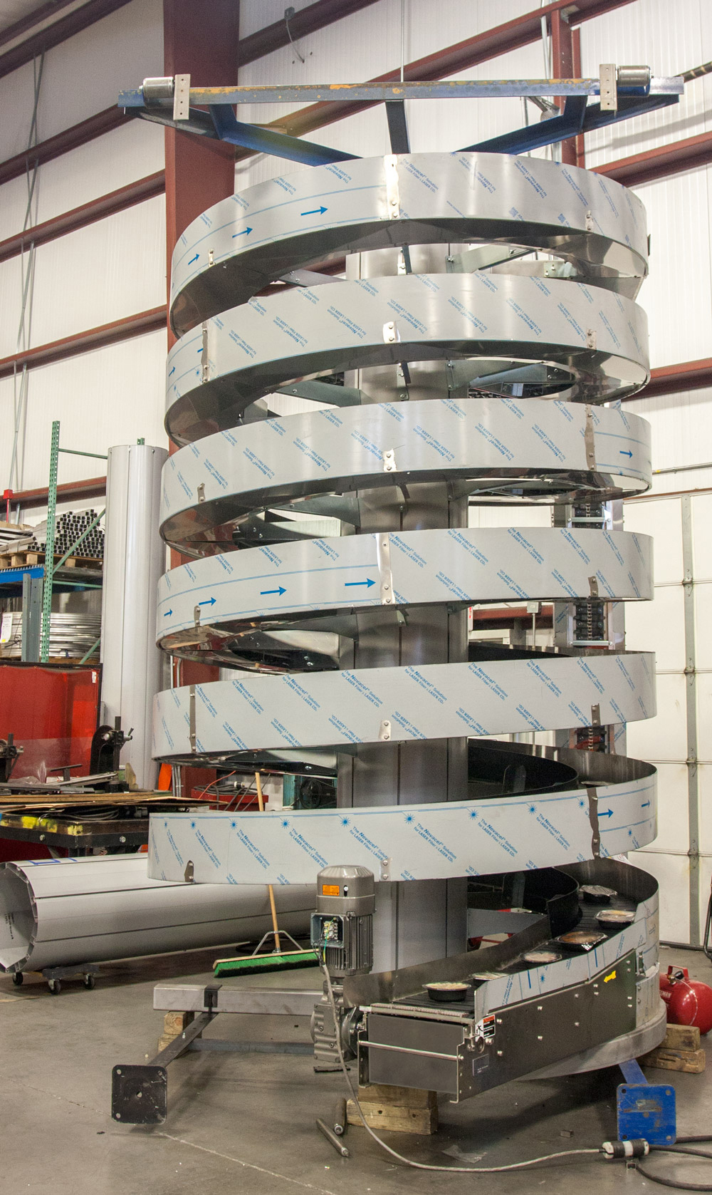 Spirals Conveying Frozen Food - Ryson International