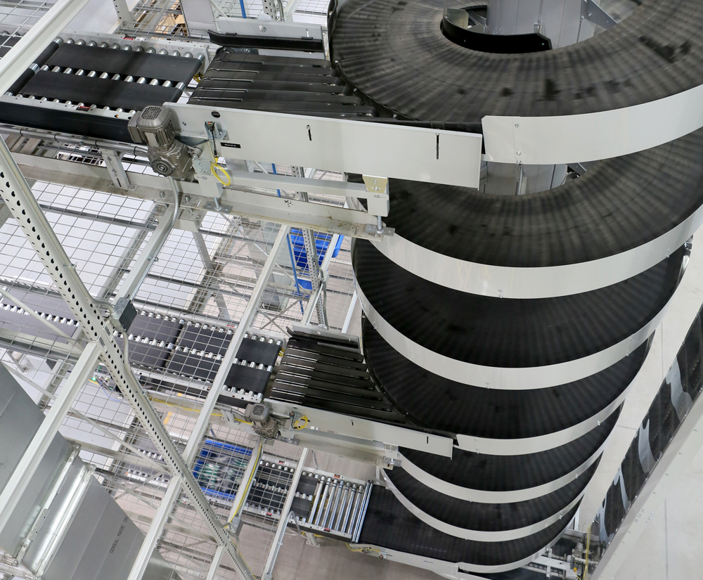 Multiple Entry and Exit Spirals Ideal for Warehousing Market | Ryson