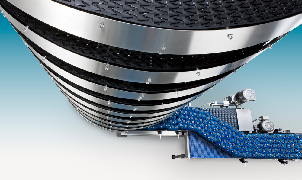 Spiral Conveyors For Food And Beverage Applications Ryson International
