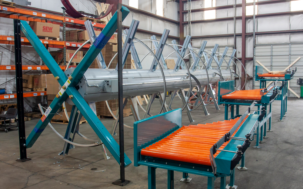 Ryson Wide Track Spirals for a Pick Module - Vertical Conveying Solutions