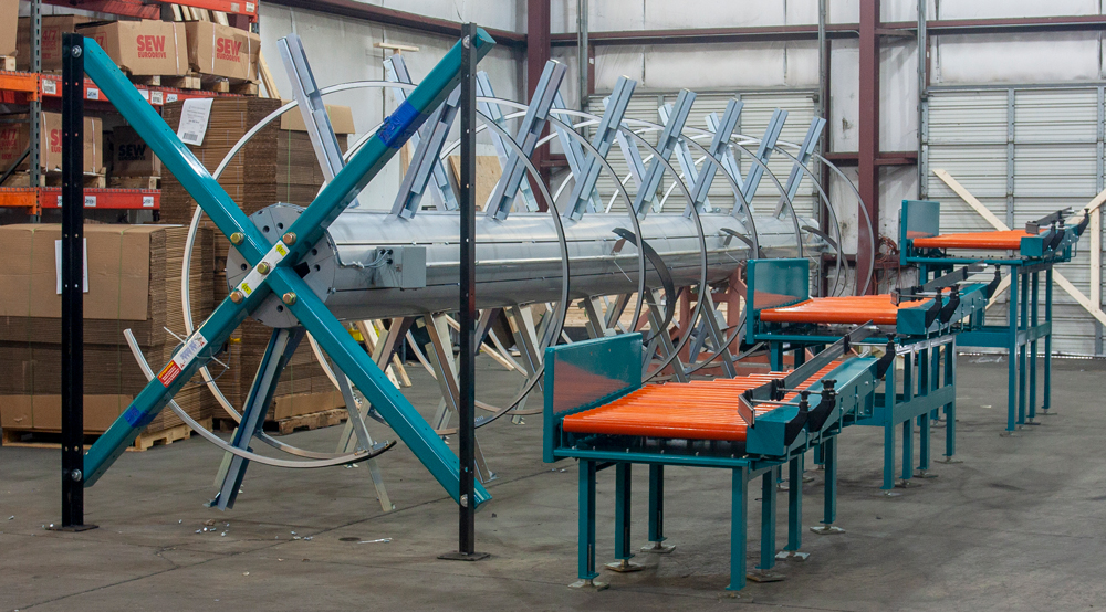 Ryson Wide Track Spirals for a Pick Module - Vertical Conveying Solutions