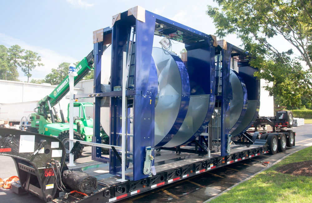 Step Deck Trailer Loading to Save Installation Time - Ryson